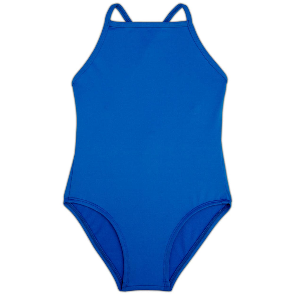 Blue Girls' Swimsuit UPF 50+ – Sun Pop Life