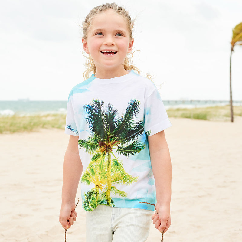 Kids Palm Trees Photo T-shirt – Sun Pop Life
